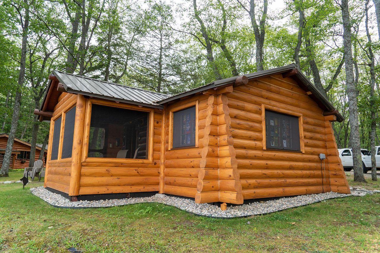 How Log Siding Makes a Home look like a Real Log Cabin | WoodHaven Log ...