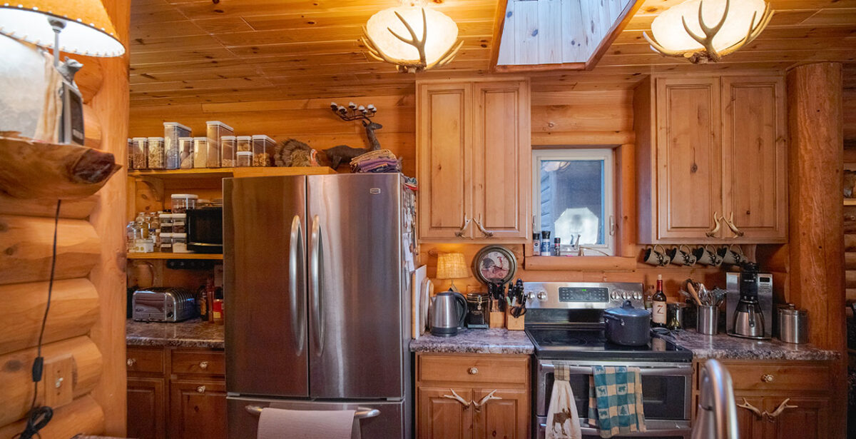 Check Out These Beautiful Log Home Kitchens! | WoodHaven Log & Lumber